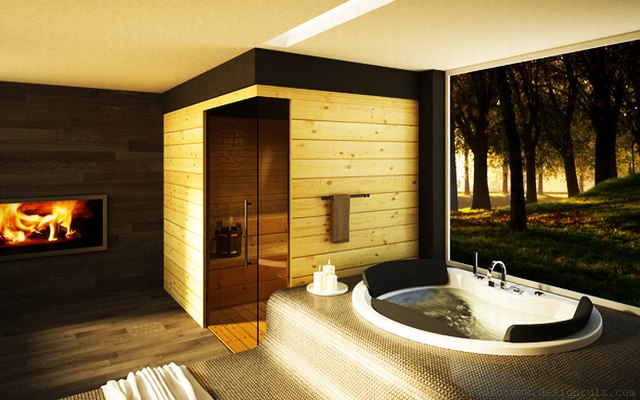 Prywatne Spa w łazience – jak to zrobić? - Łazienki - projekty, zdjęcia ...